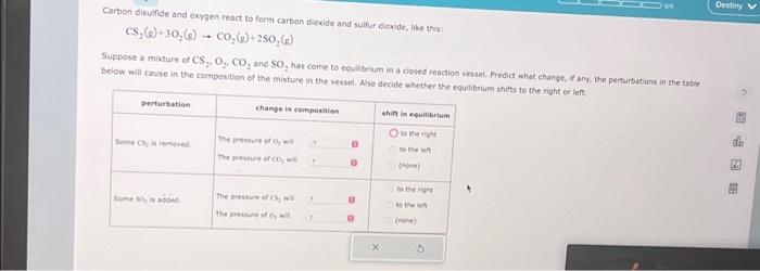 Solved Carbon disulfide and oxygen react to form carbon | Chegg.com