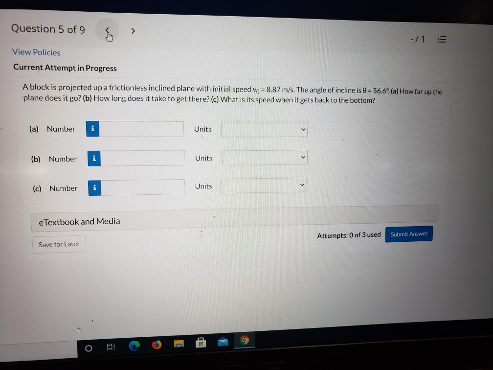 Solved Question 5 of 9 > -11 View Policies Current Attempt | Chegg.com
