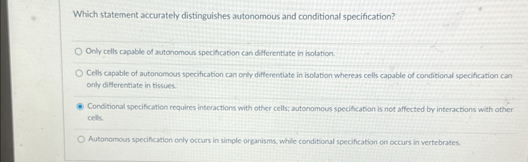 Solved Which statement accurately distinguishes autonomous | Chegg.com