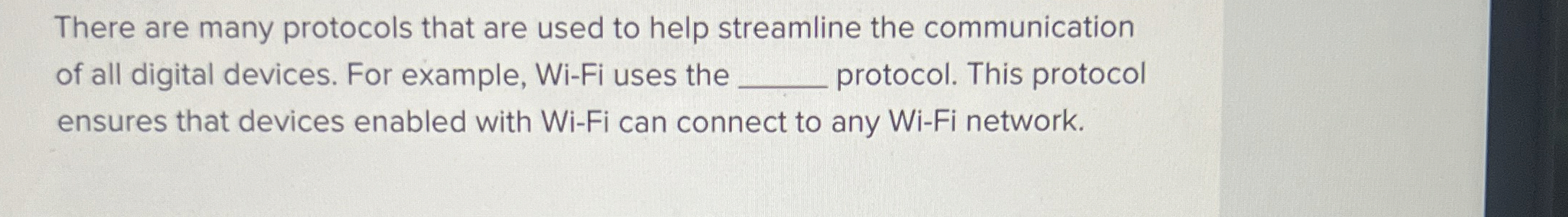 Solved There are many protocols that are used to help | Chegg.com