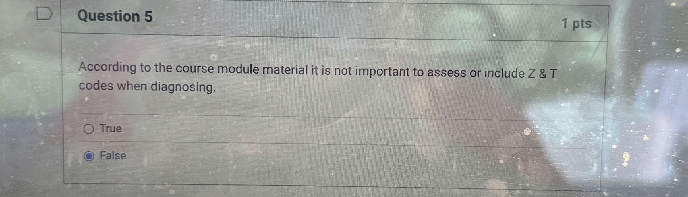 Solved Question 5According to the course module material it | Chegg.com