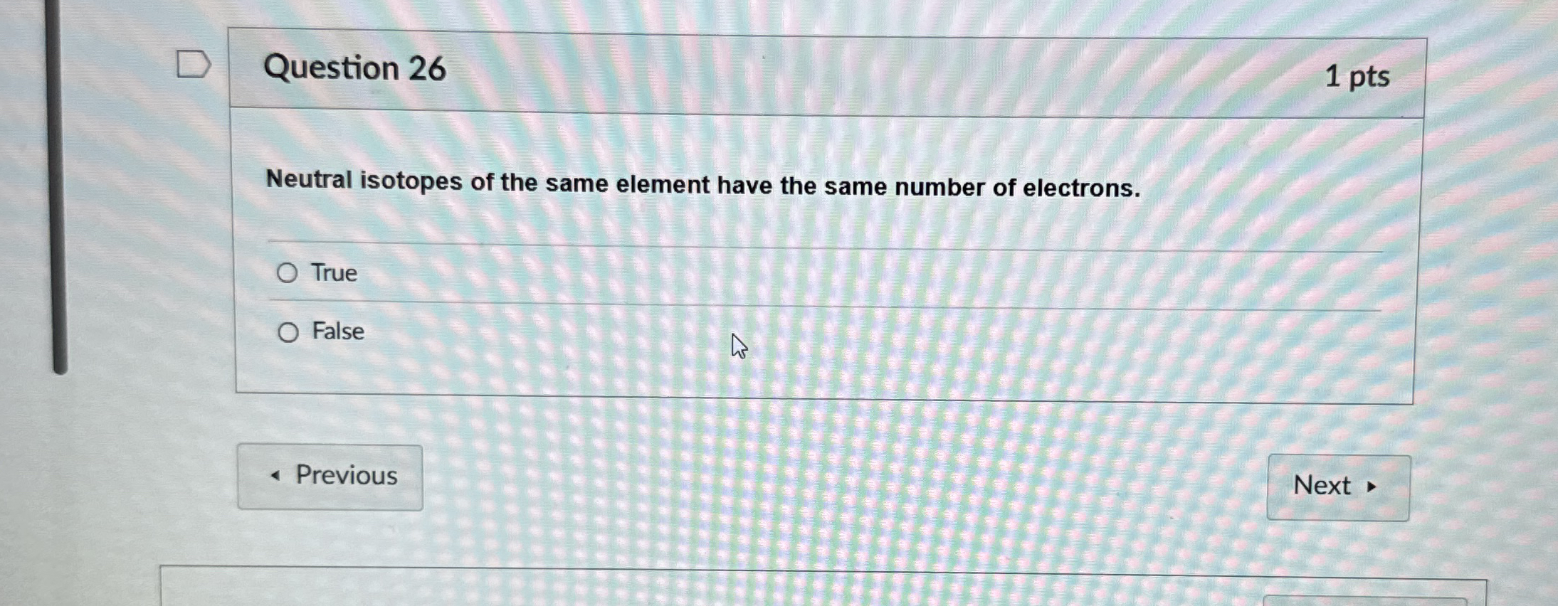 Solved Question 26Neutral isotopes of the same element have | Chegg.com