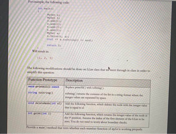 Solved A set is a collection of unordered items that | Chegg.com