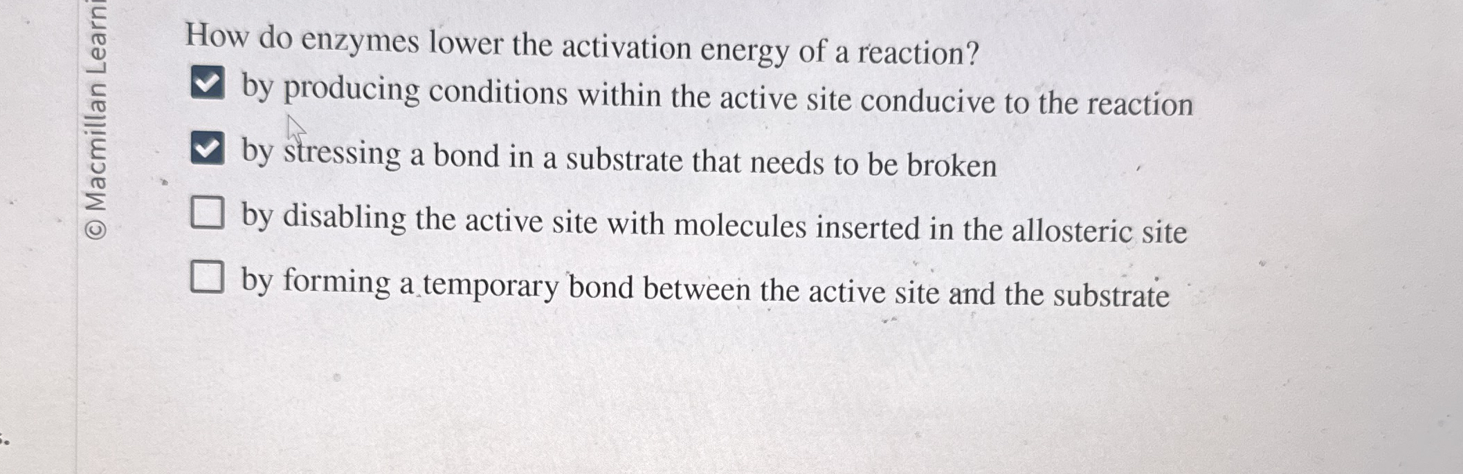 Solved How do enzymes lower the activation energy of a | Chegg.com