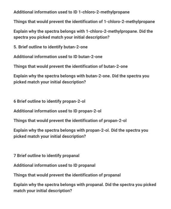 1 Brief Outline To Identify Methyl Butanoate