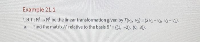 [solved] Step By Step Let T R {2} Rightarrow R {