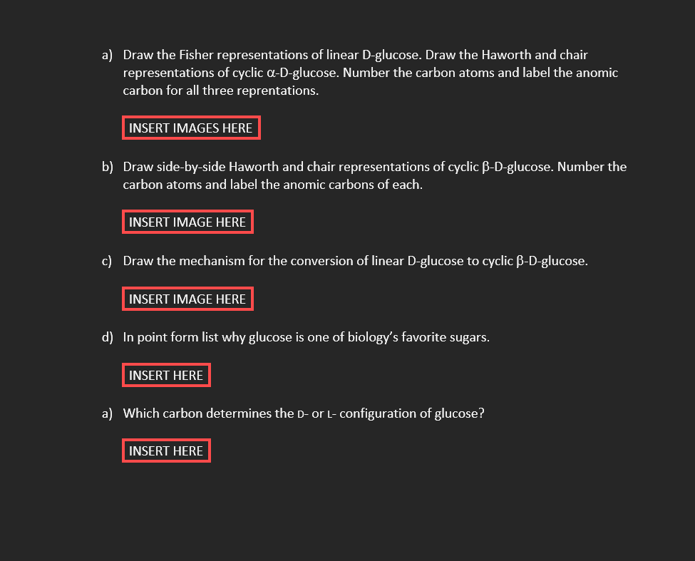 Solved a) ﻿Draw the Fisher representations of linear | Chegg.com