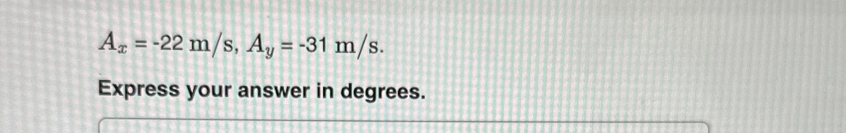 Solved If a vector vec(A) ﻿has the following components, use | Chegg.com