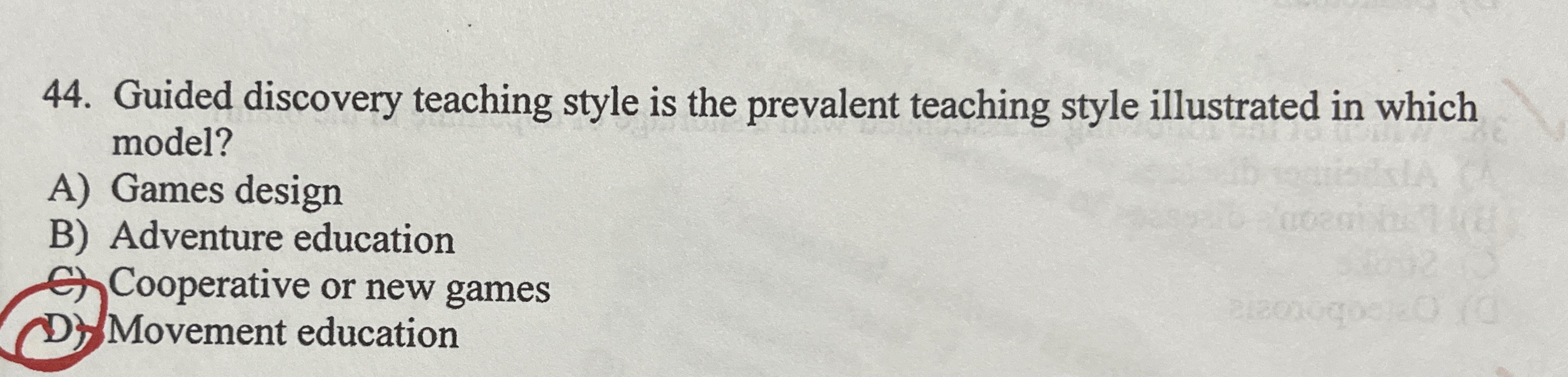 Solved Guided discovery teaching style is the prevalent | Chegg.com