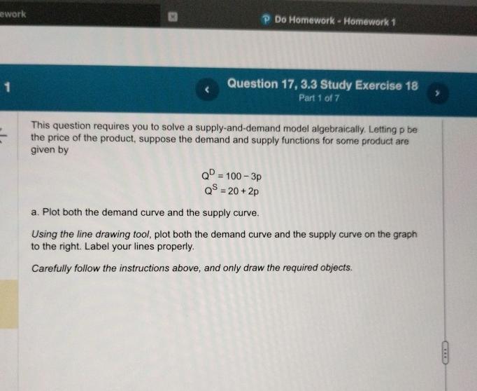 Solved Do Homework - ﻿Homework 1Question 17, 3.3 ﻿Study | Chegg.com