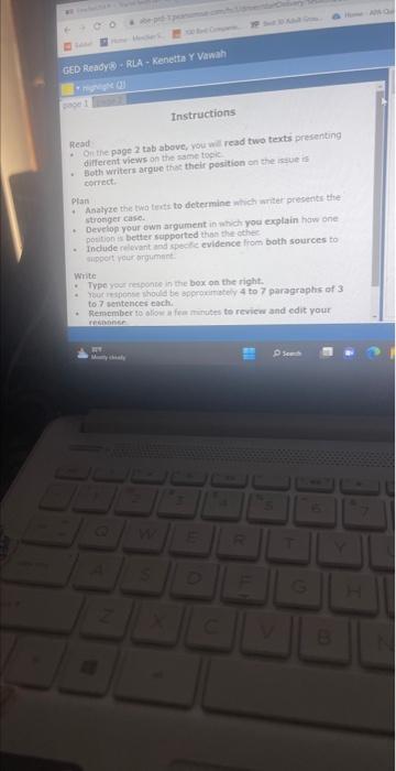 Read - Oil the page 2 tab above, vou will resd twe | Chegg.com