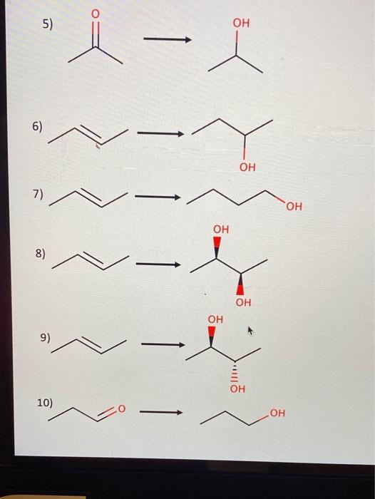 Solved Complete the following reaction pathways by filing in | Chegg.com