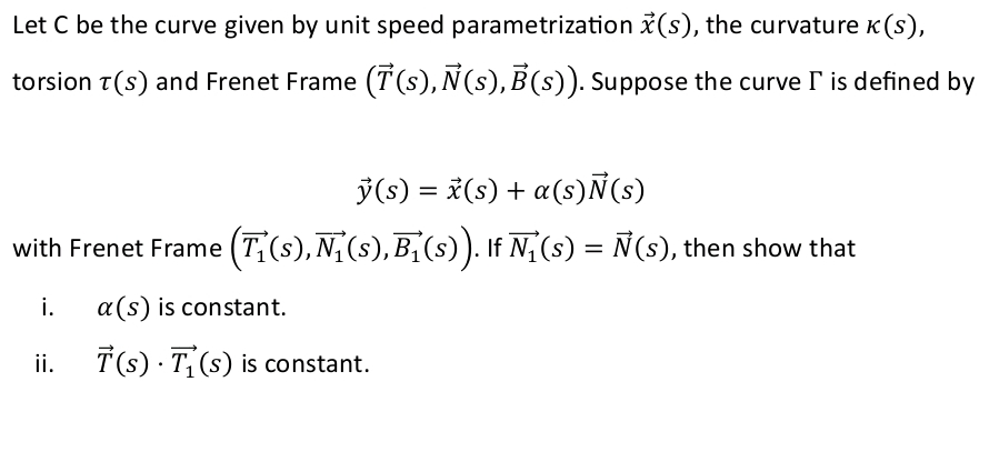 Solved Let C be the curve given by unit speed | Chegg.com