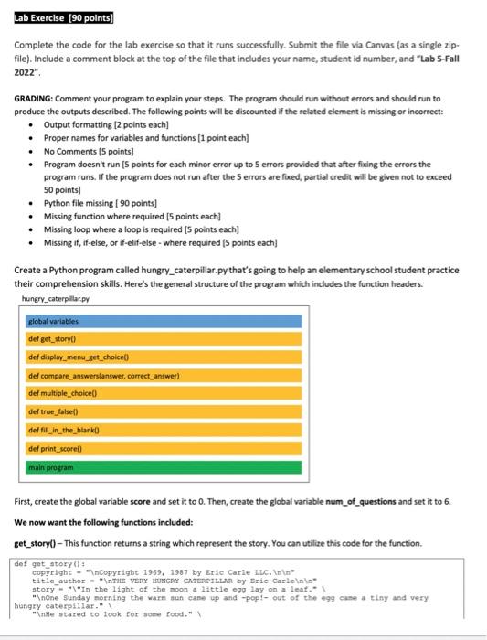 Solved Create a global variable called list_length and | Chegg.com