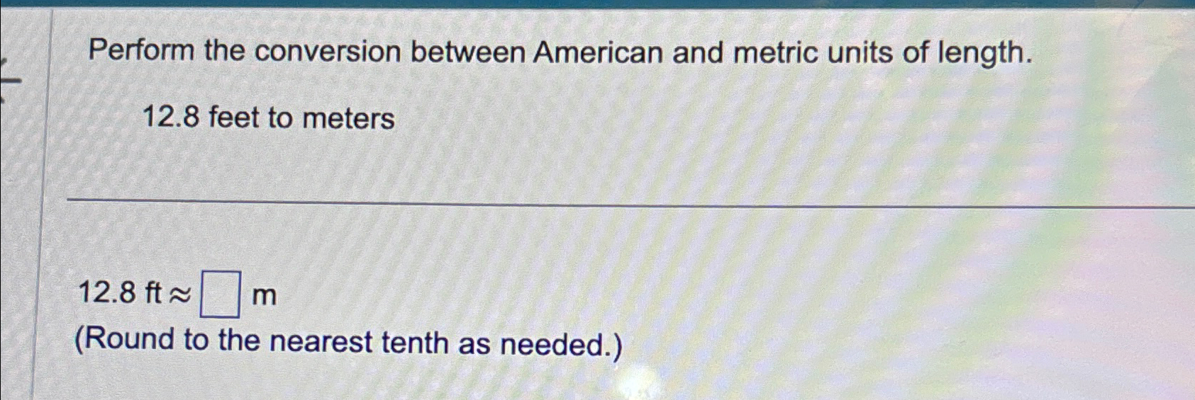 Solved Perform the conversion between American and metric | Chegg.com