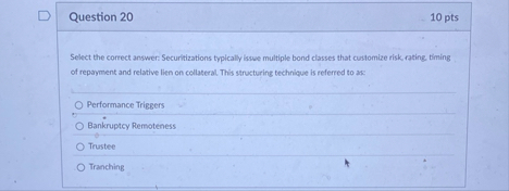 Solved Question 2010 ﻿ptsSelect the correct answer: | Chegg.com