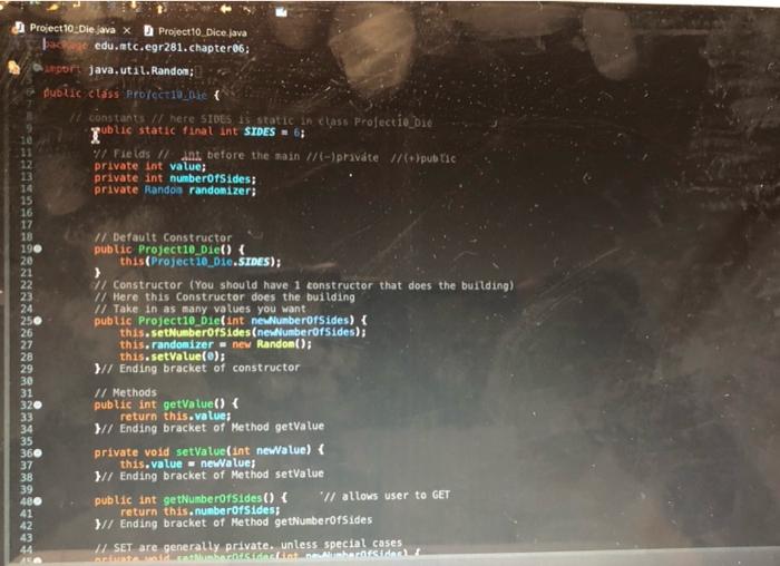 Solved please create code using java and a constructor using | Chegg.com
