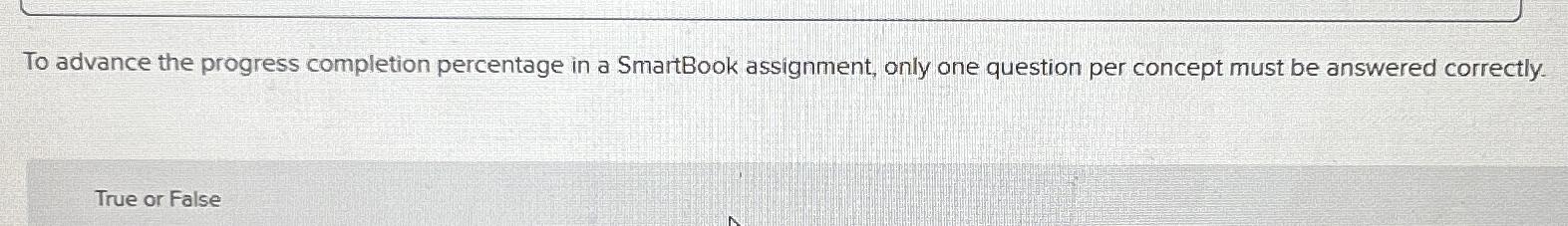 Solved To advance the progress completion percentage in a | Chegg.com