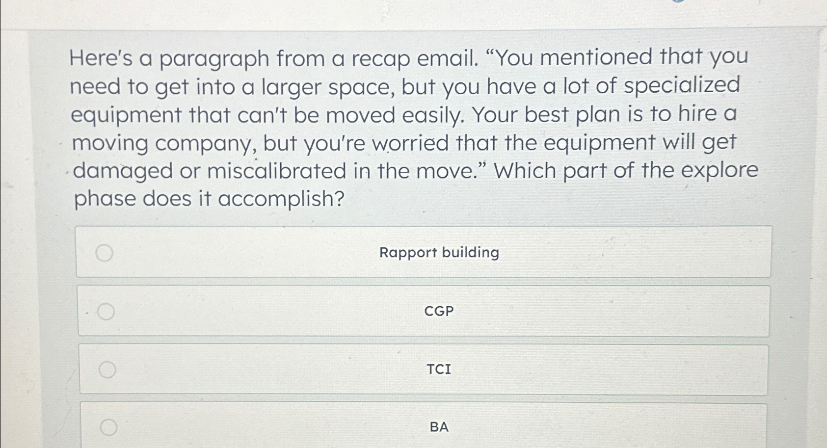 Solved Here's a paragraph from a recap email. "You mentioned | Chegg.com