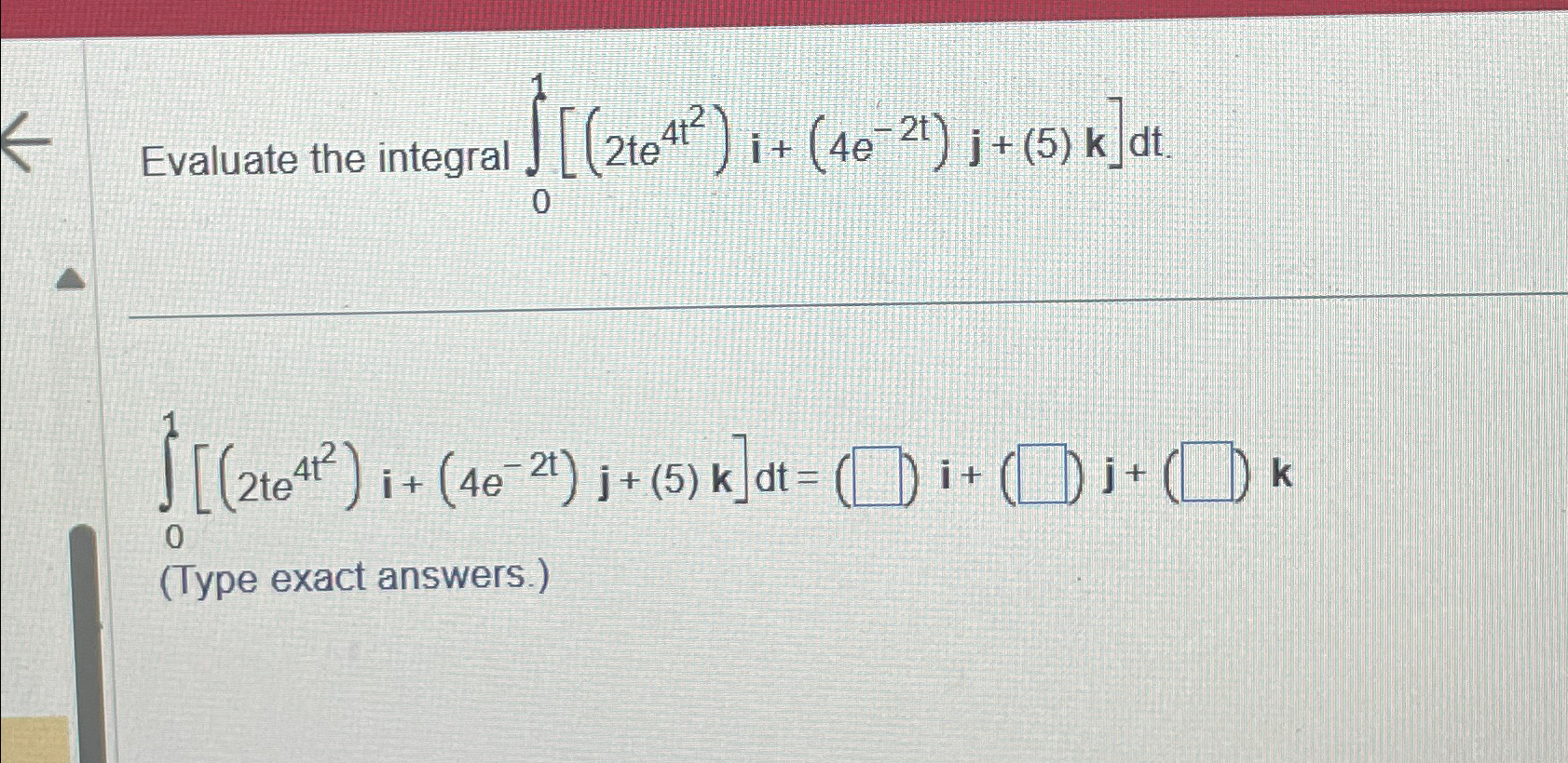 Solved Evaluate the integral | Chegg.com