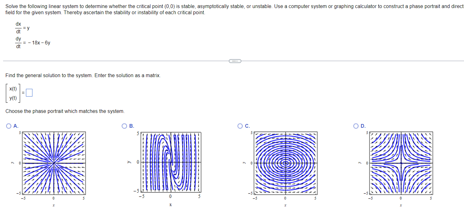 Solved field for the given system. Thereby ascertain the | Chegg.com