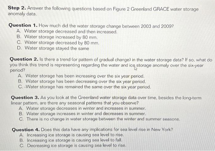 Solved Step 2. Answer the following questions based on | Chegg.com