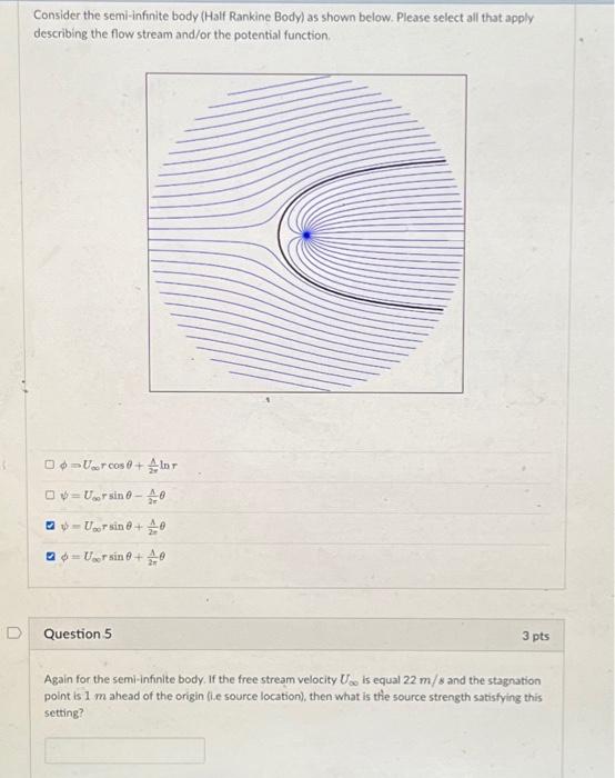 Solved (please solve for 5)Again for the semi-infinite body. | Chegg.com