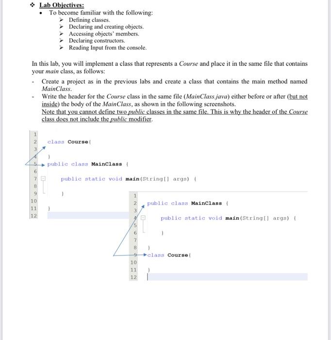 Solved • Lab Objectives: To become familiar with the | Chegg.com