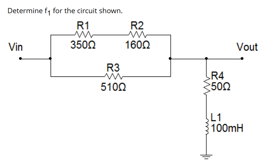 Solved Determine f1 ﻿for the circuit shown.Determine f1 ﻿for | Chegg.com