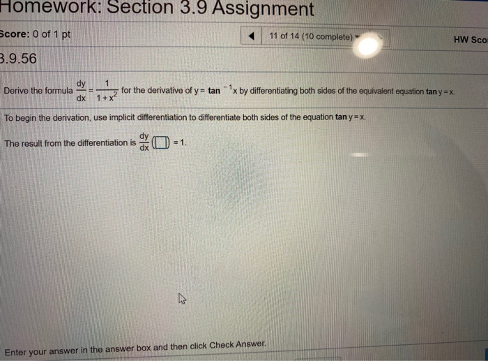Solved Homework Section 3 9 Assignment Score 0 Of 1 Pt 11