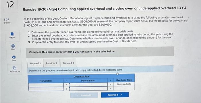 Solved Exercise 19 26 Algo Computing Applied Overhead And 