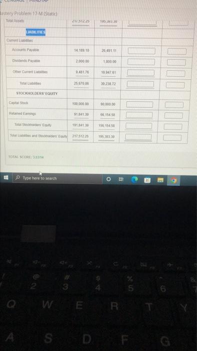 Solved CENGAGE MINDTAP Mastery Problem 17-M (Static) ASSETS | Chegg.com