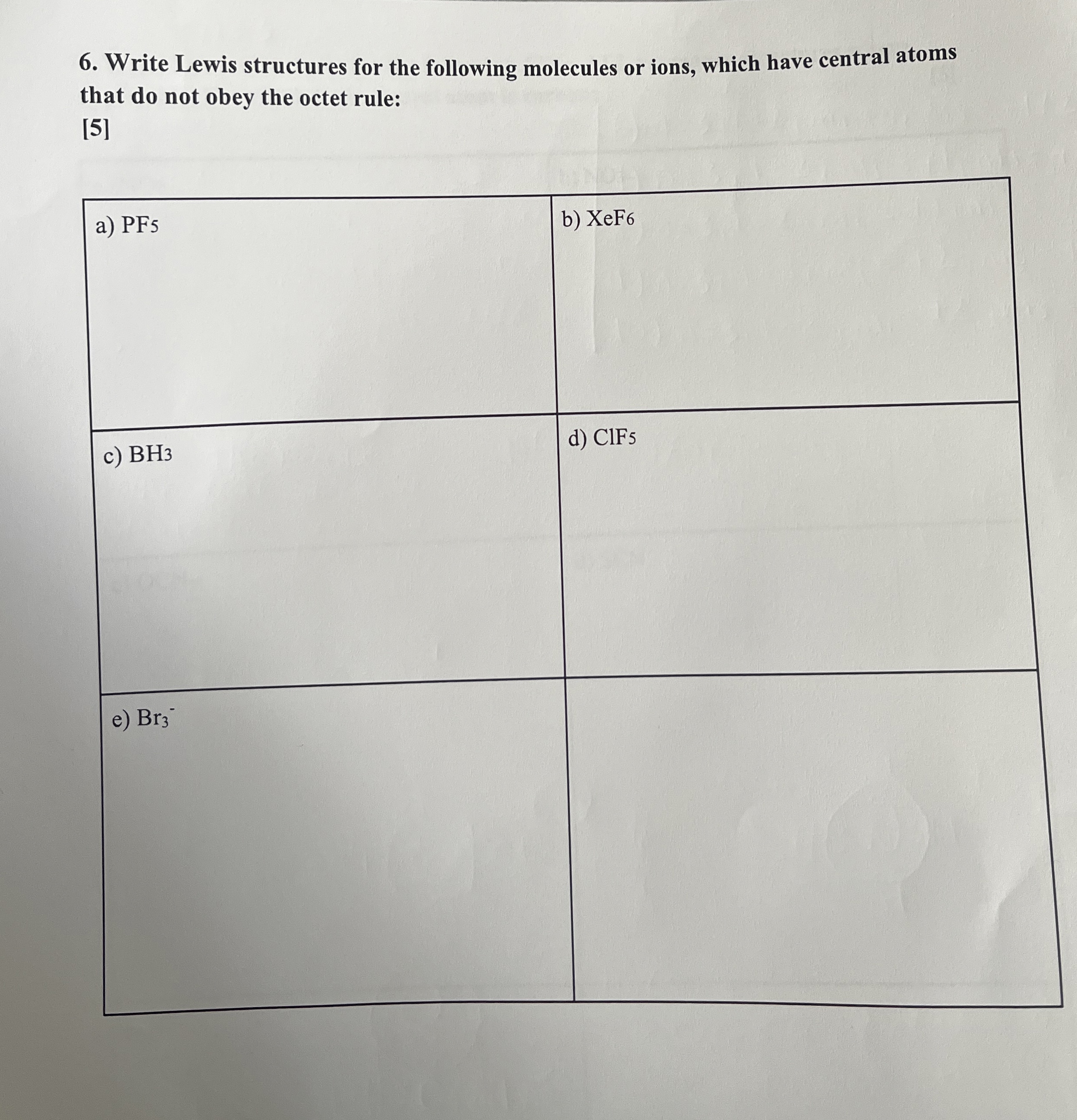 Solved Write Lewis structures for the following molecules or | Chegg.com