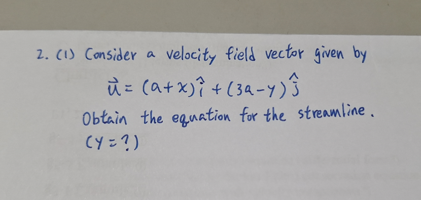 Solved (1) ﻿Consider a velocity field vector given | Chegg.com