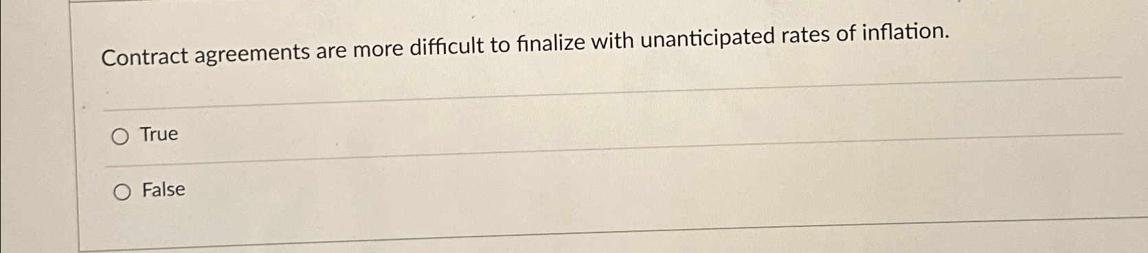 Solved Contract agreements are more difficult to finalize | Chegg.com