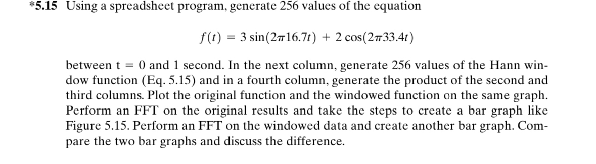 Solved Use matlab and only us plot no bar graph.5.15 ﻿Using | Chegg.com