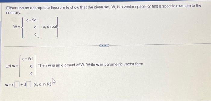 Solved Either use an appropriate theorem to show that the | Chegg.com