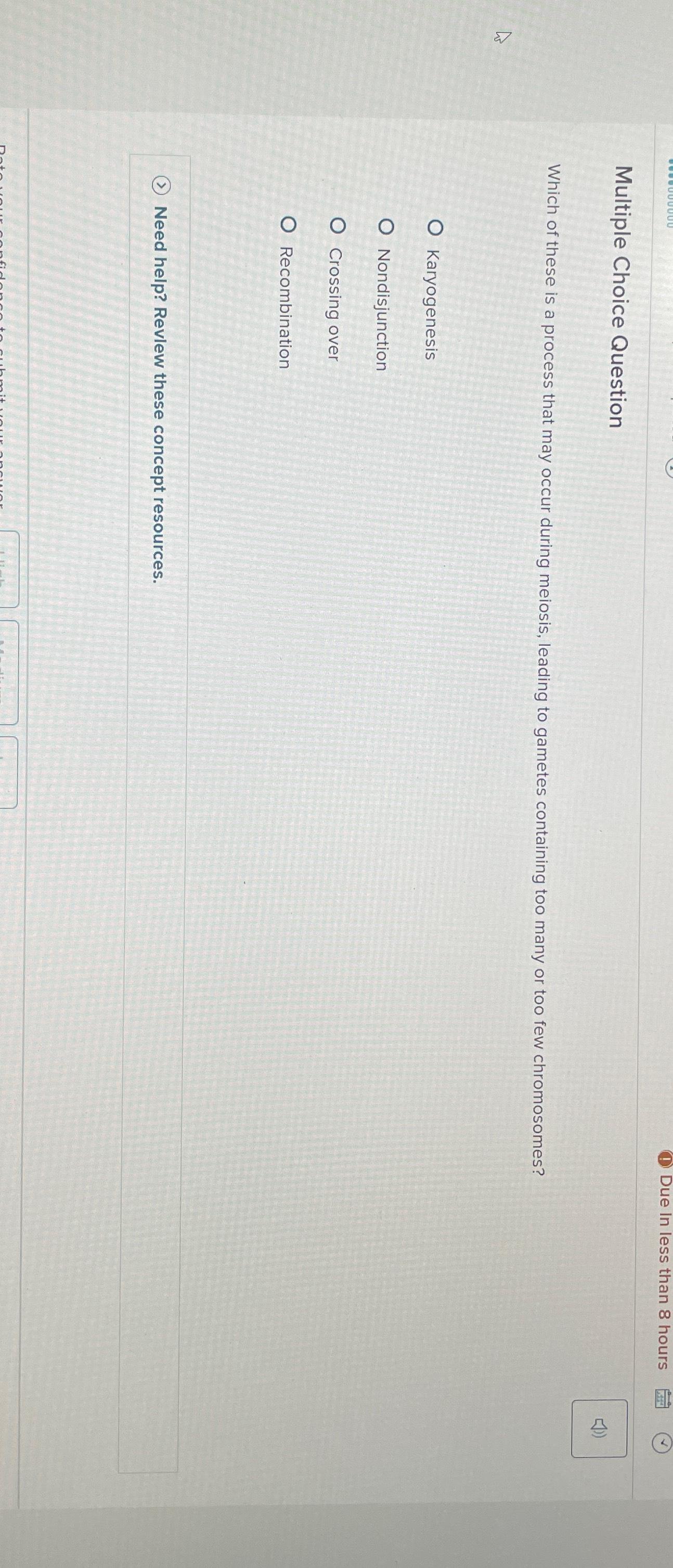 Solved Due In less than 8 ﻿hoursMultiple Choice | Chegg.com