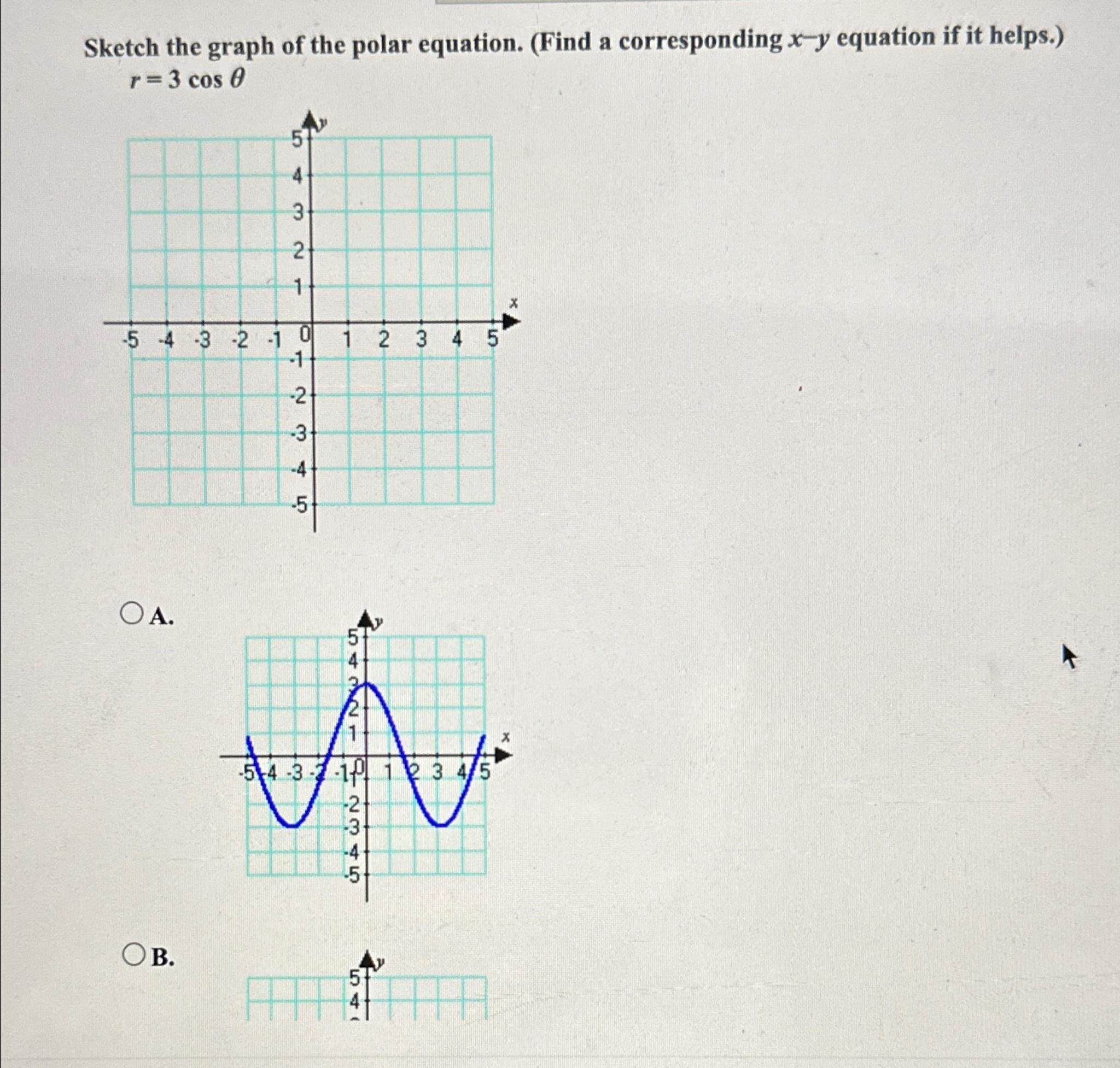 Solved Sketch the graph of the polar equation. (Find a | Chegg.com