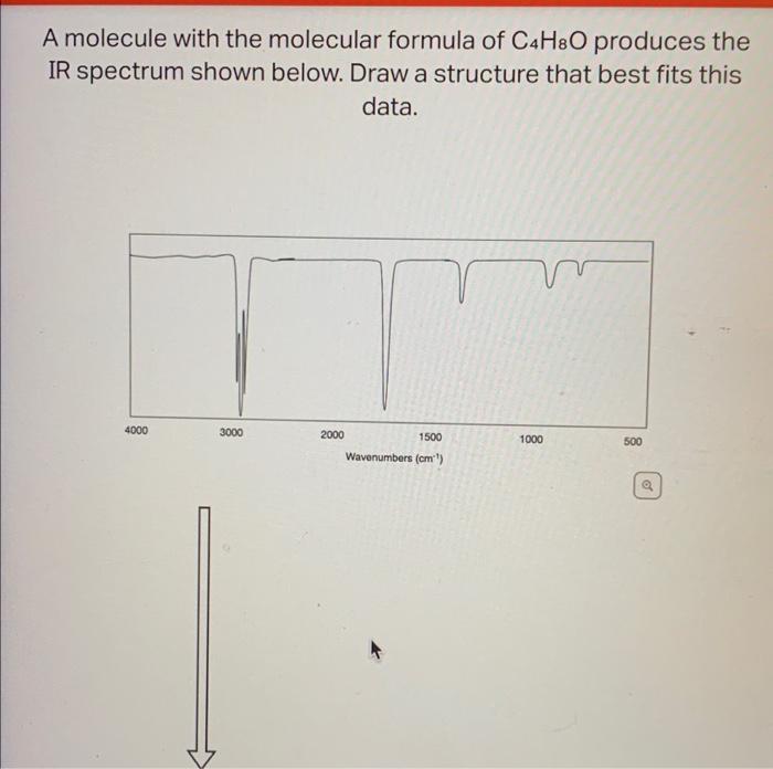 Solved A molecule with the molecular formula of C7H6O | Chegg.com