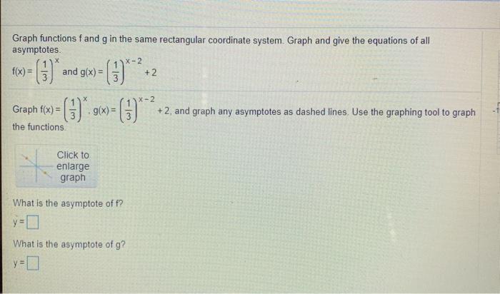 Solved Graph functions f and g in the same rectangular | Chegg.com