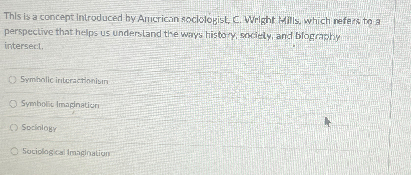 Solved This is a concept introduced by American sociologist, | Chegg.com