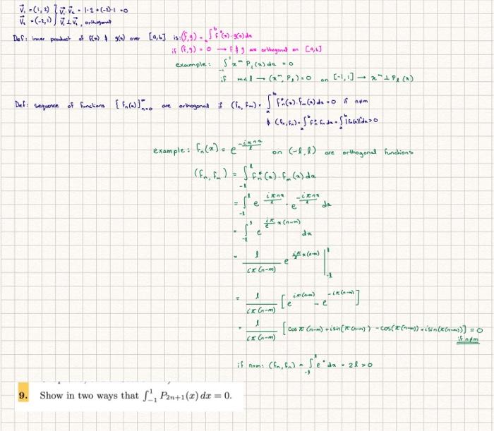 Solved v1=(1,2)v2=(−2,1)}v1v2=1+2+(−2)⋅1=0v1,v2, orlungand | Chegg.com