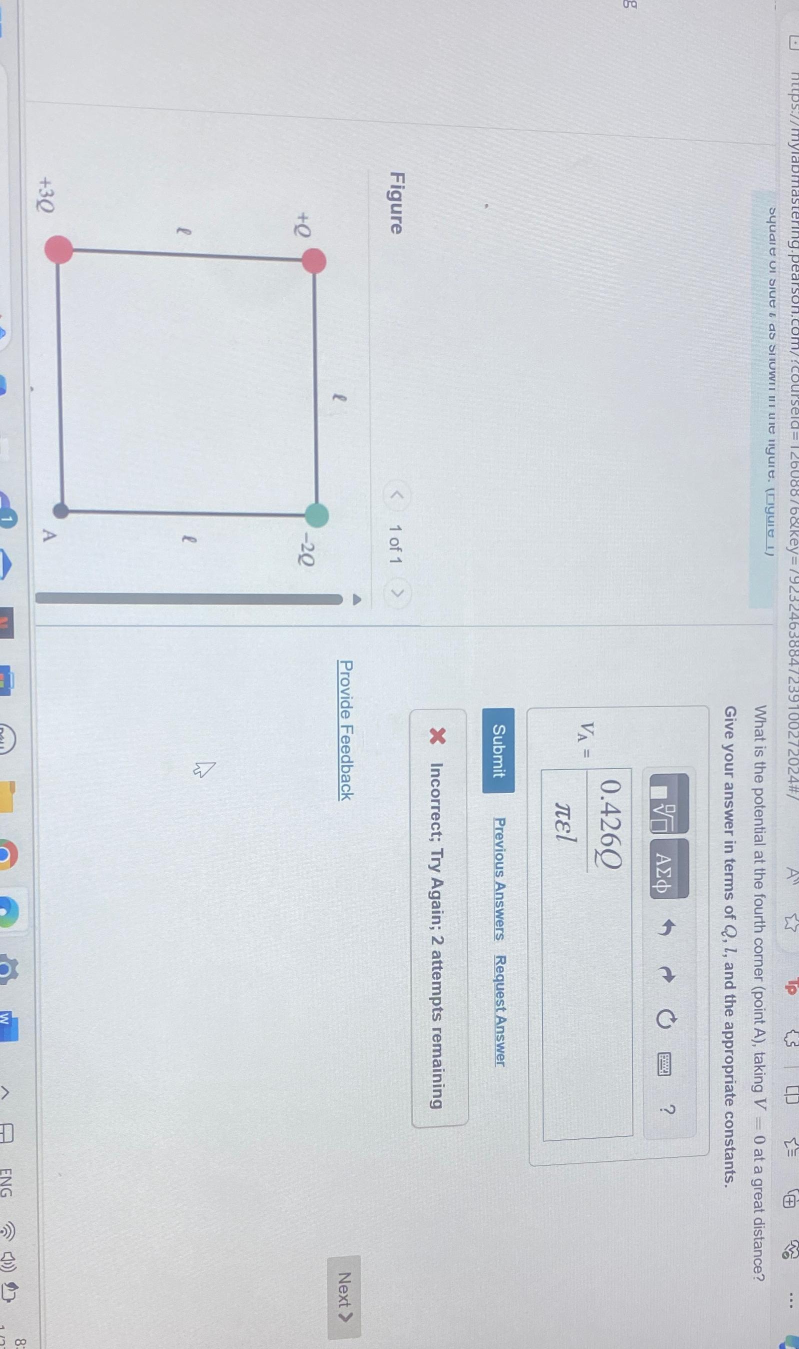 Solved g1 ﻿of 1Provide Feedback | Chegg.com