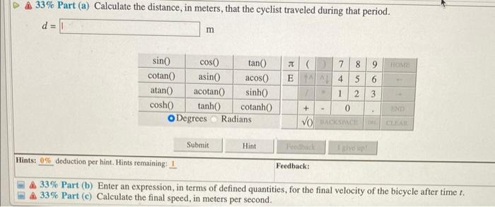 [solved] A Cyclist Accelerates From Rest For Taccel 19 5s A
