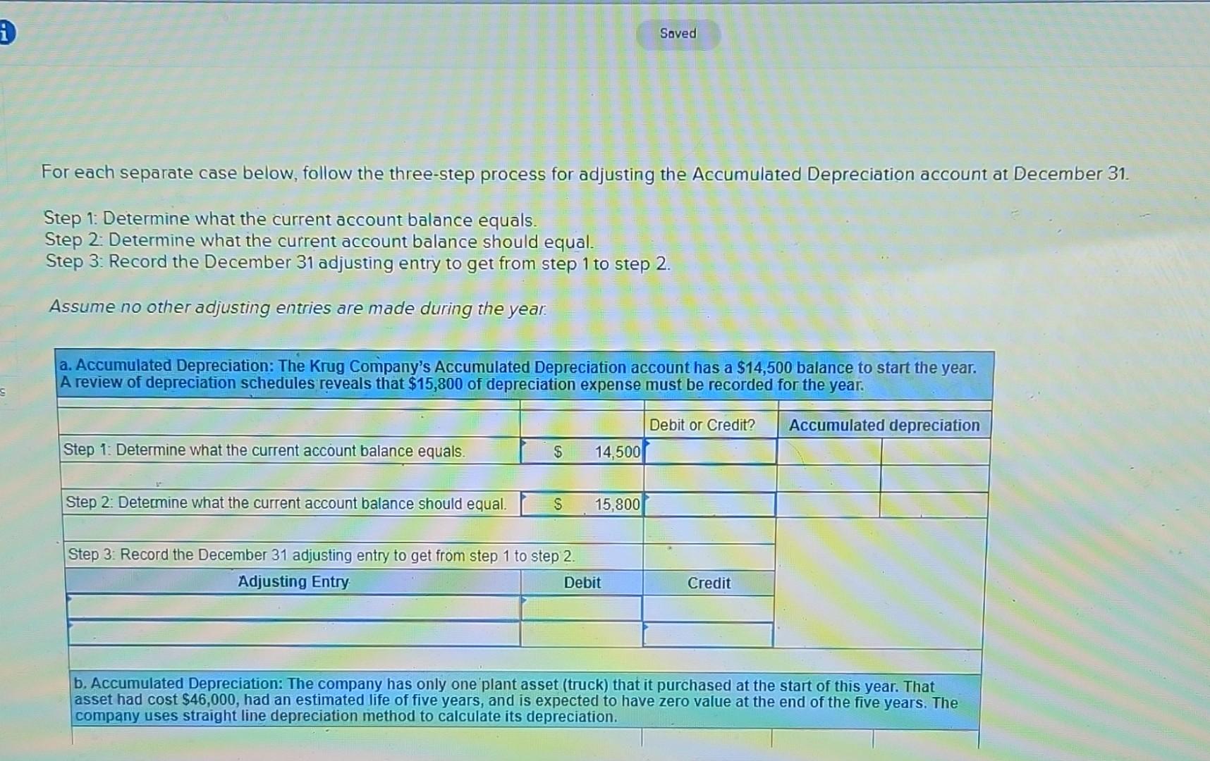 Solved For each separate case below, follow the three-step | Chegg.com
