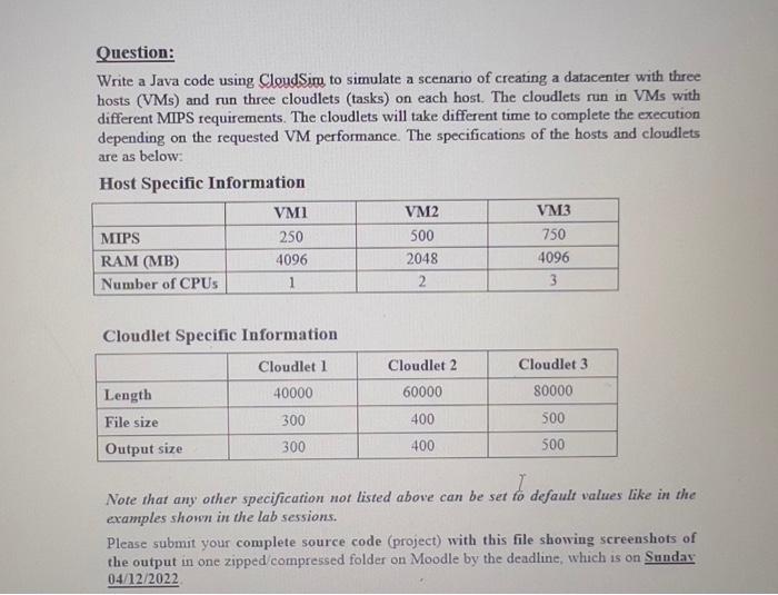 Solved Question: Write a Java code using CleydSim to | Chegg.com