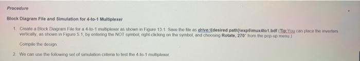 Solved Do the procedure below. Create a Block diagram VHDL | Chegg.com