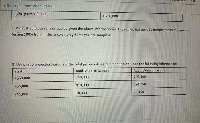NONSTATISTICAL SAMPLING Now, let's use | Chegg.com