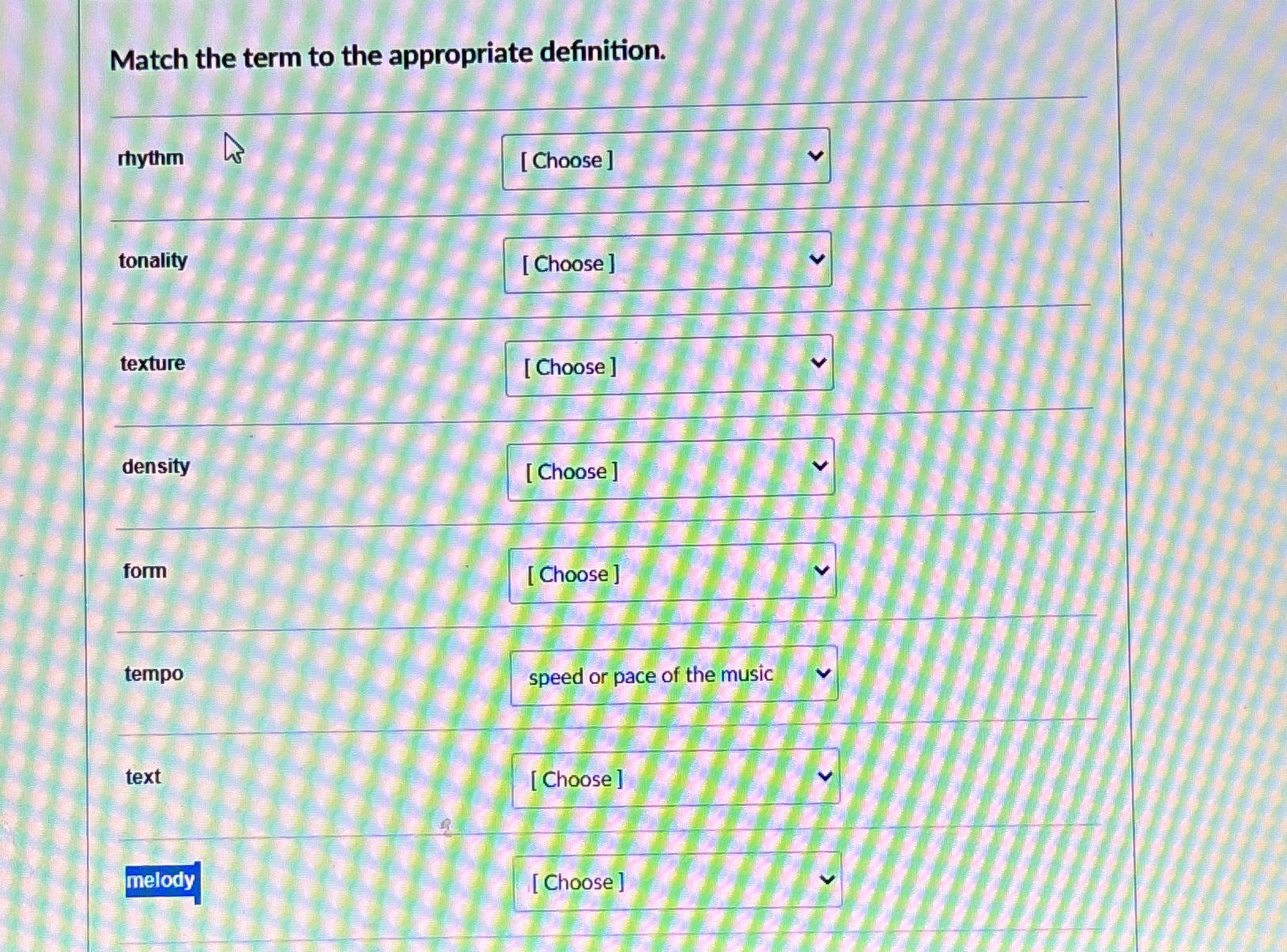 Solved Match the term to the appropriate | Chegg.com